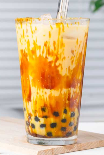 Salted Caramel Tiger Milk Tea | Hillbilly Farms Bakery, LLC